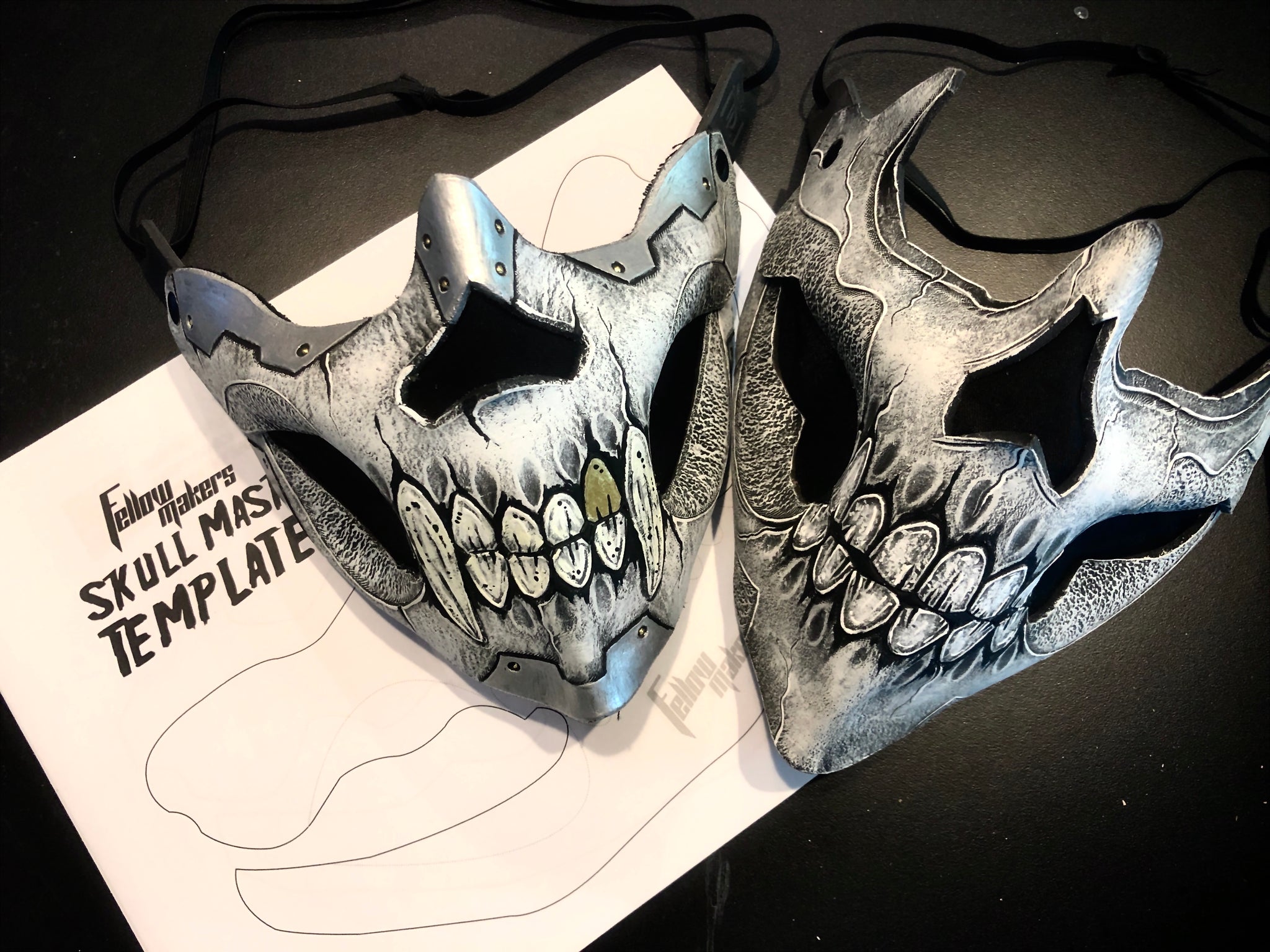 Skull Mask Template – Fellow Makers